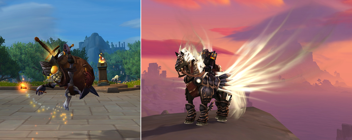 Warcraft Mounts: A field guide to mounts in the World of Warcraft.