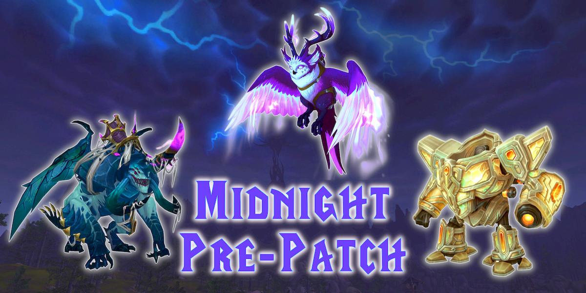 Warcraft Mounts: Patch 12.0.0 pre-expansion Mounts