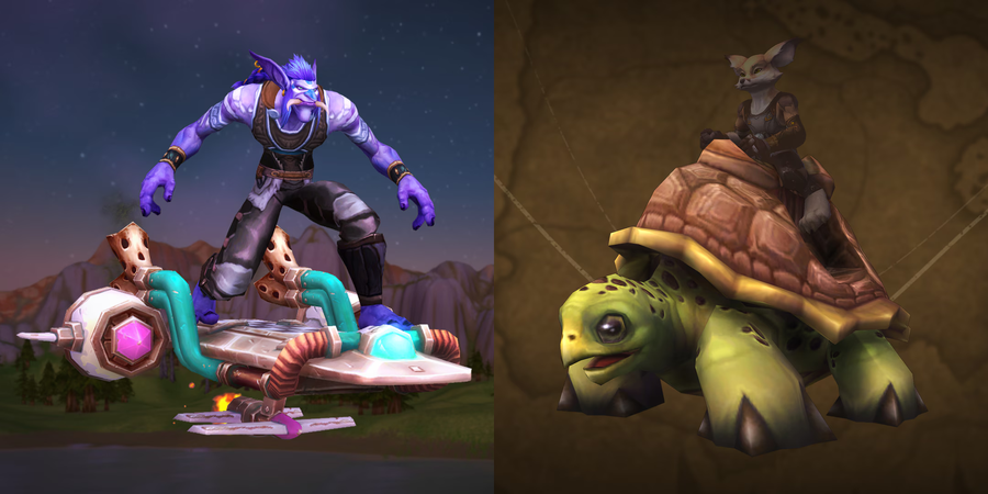 Warcraft Mounts: A field guide to mounts in the World of Warcraft.